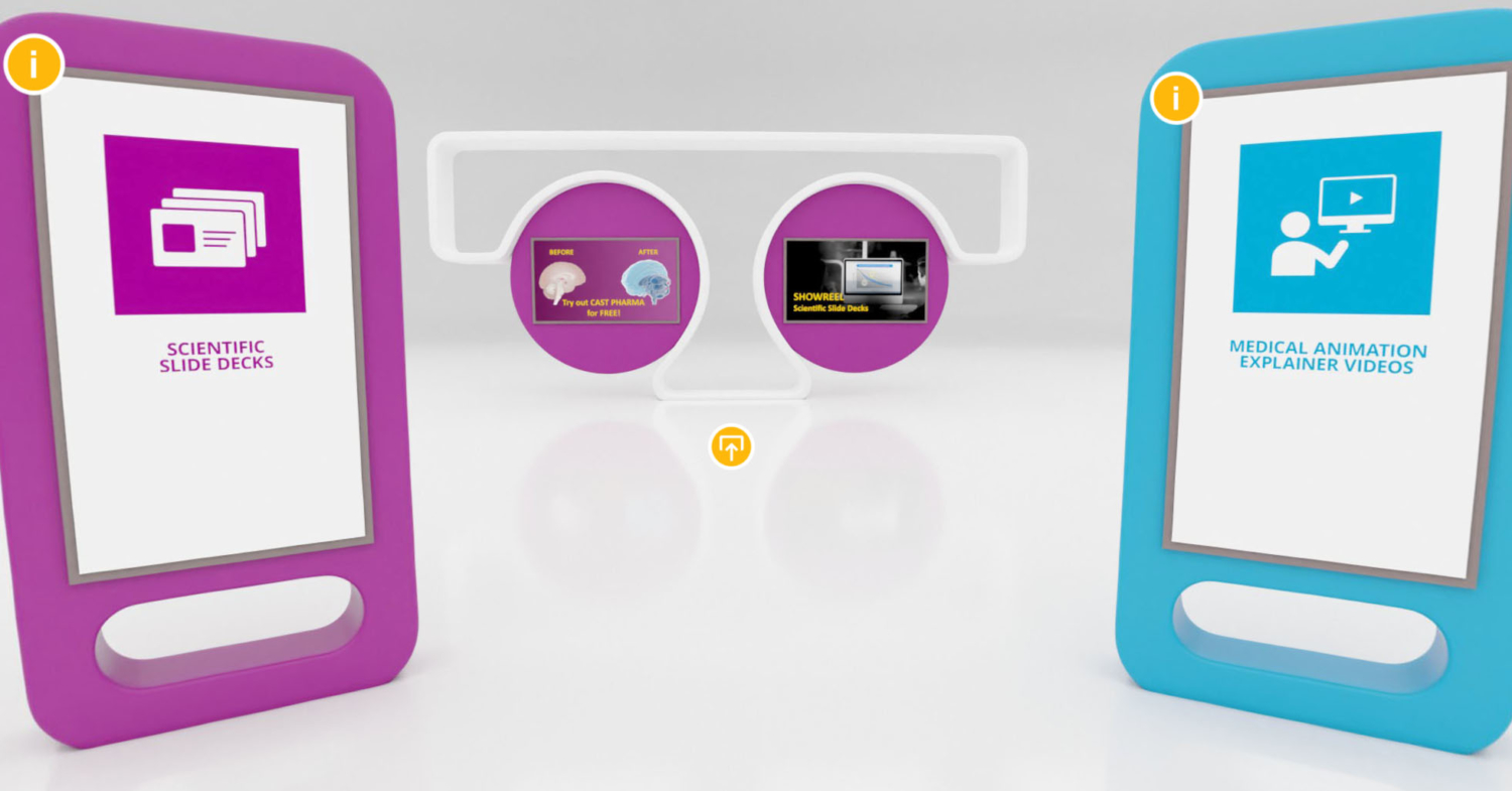 Interactive applications for life science - CAST PHARMA