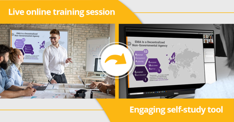 Transforming a live training session into a self-study tool for medical affairs – CAST PHARMA